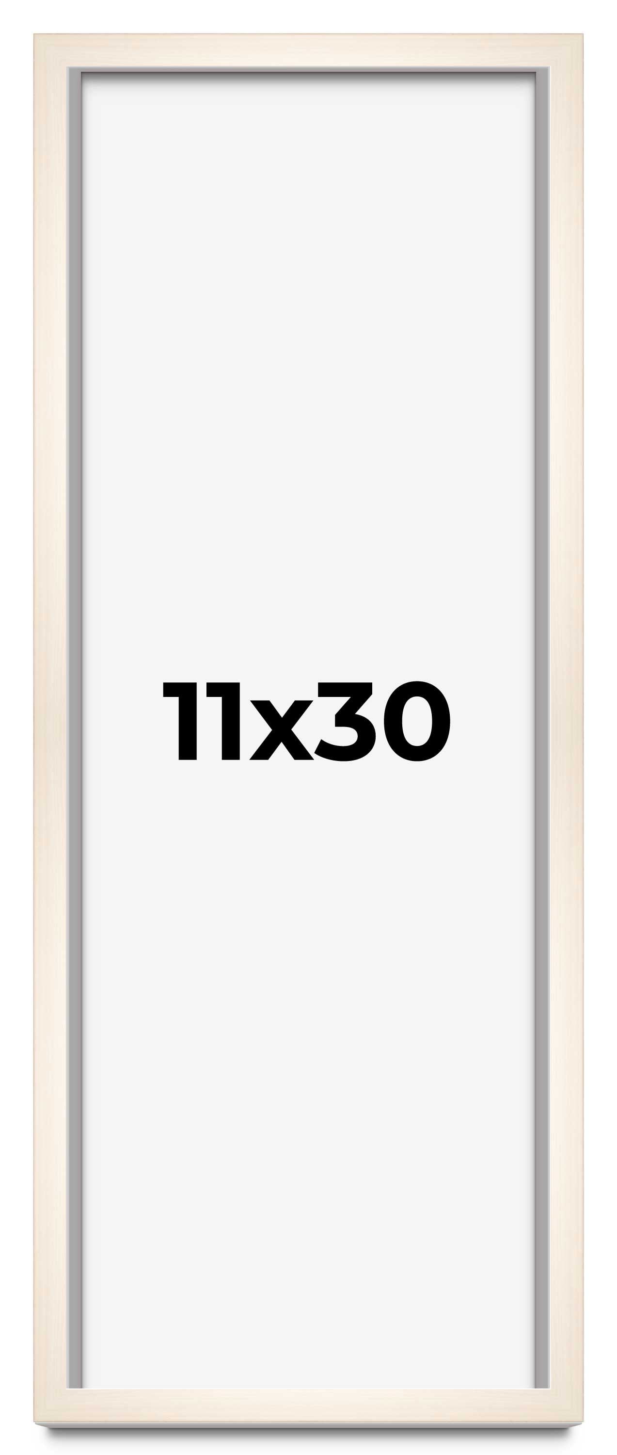 11x30 Shadow Box Cream of Wheat White Washed Display Frame | 0.875 ...