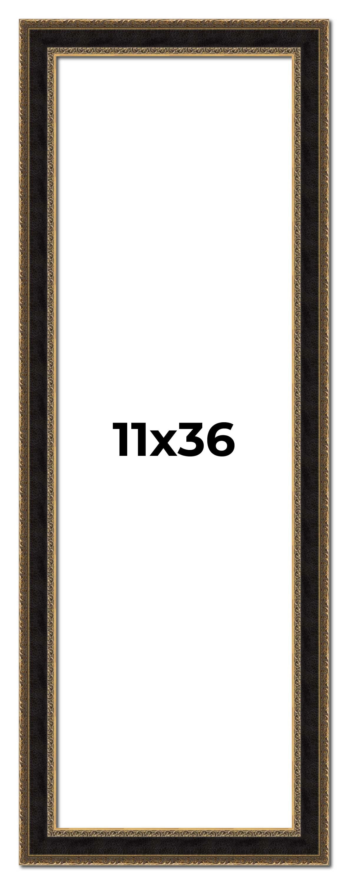 11x36 Frame Gold Antique Vintage Sold Wood Picture Frame | 1.75 Inch ...