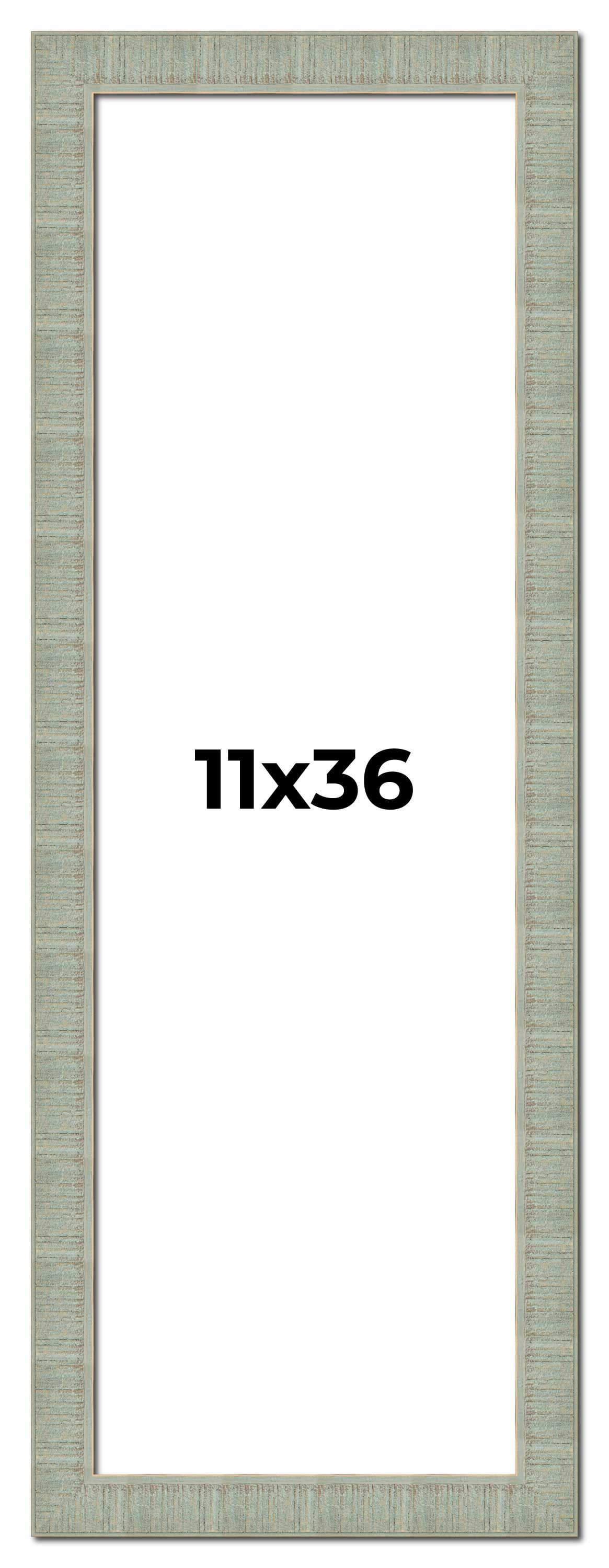 11x36 Frame Green Desert Pear Solid Wood Picture Frame | 1.625 Inch ...