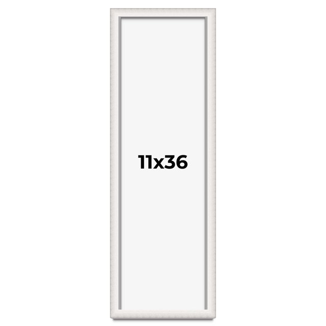 11x36 Shadow Box Silver Brushed Striped Display Frame | 1.625 Inches ...