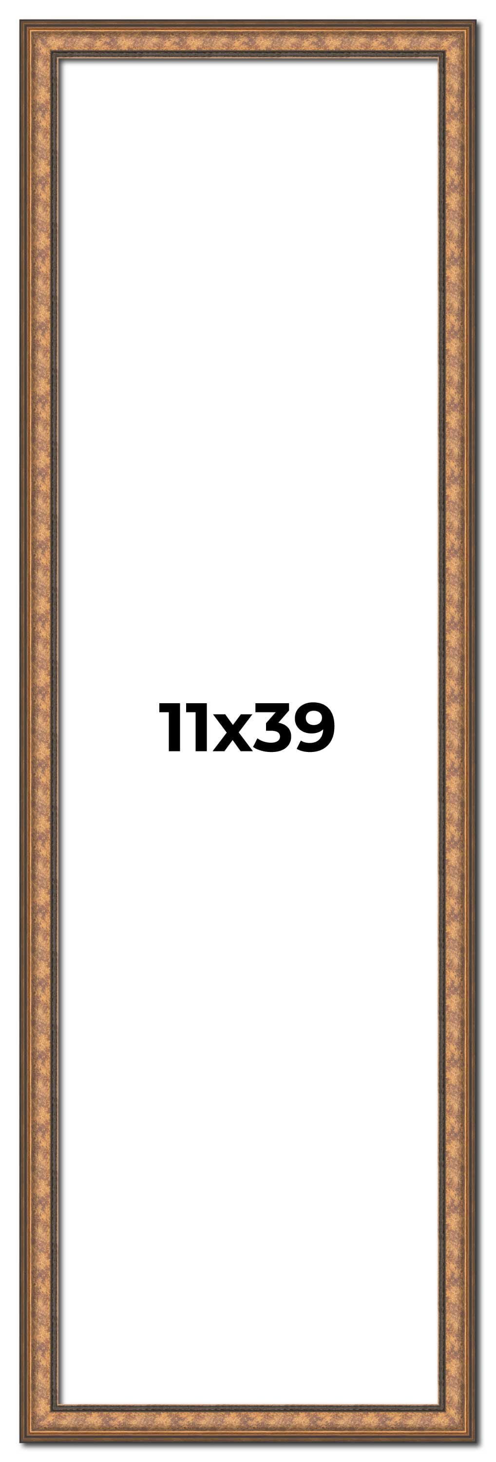 11x39 Frame Gold Real Wood Picture Frame Width 1.25 inches | Interior ...