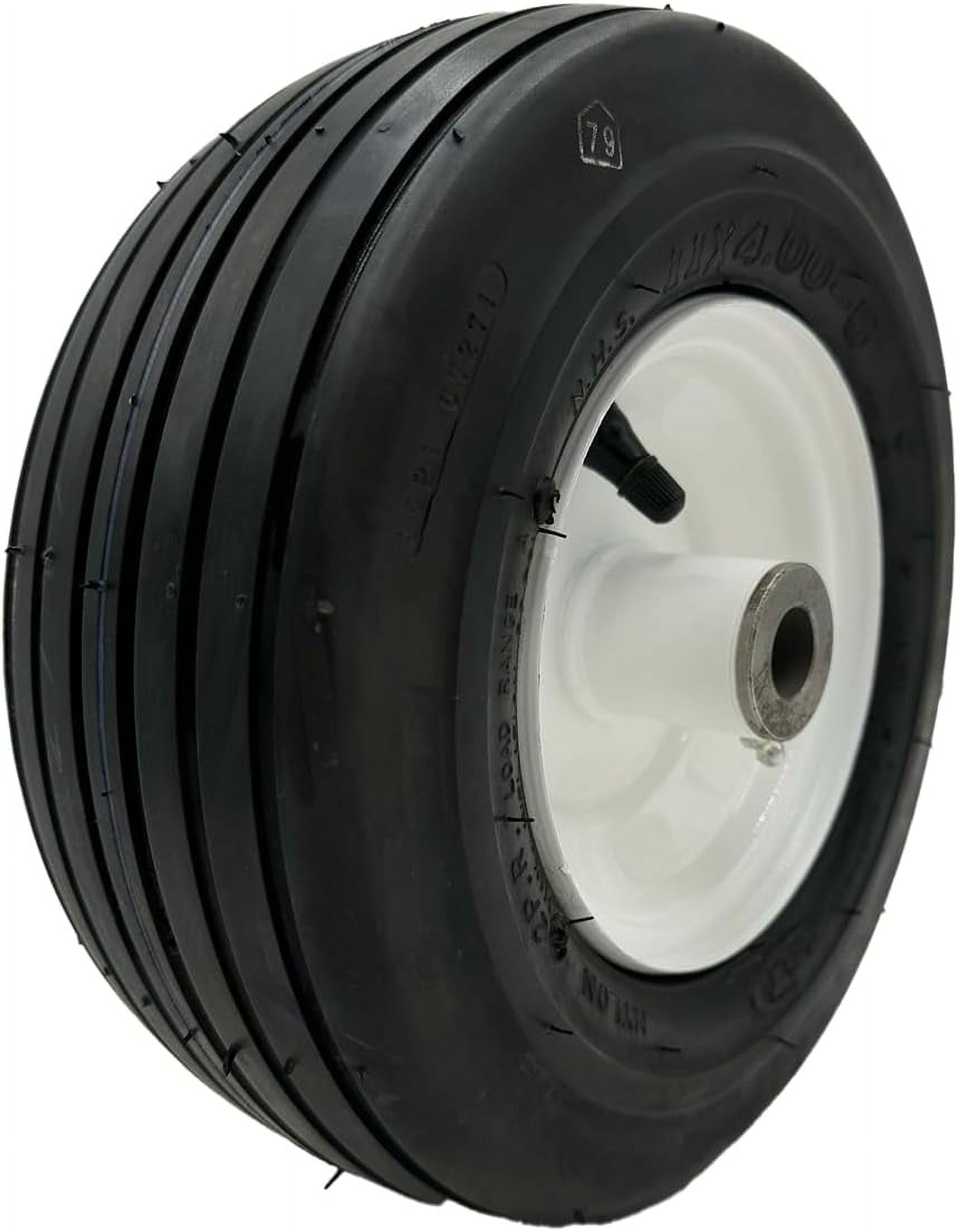 11x4.00-5 2Ply Rib Lawn Mower Wheel - Compatible with Toro 130-0736 ...