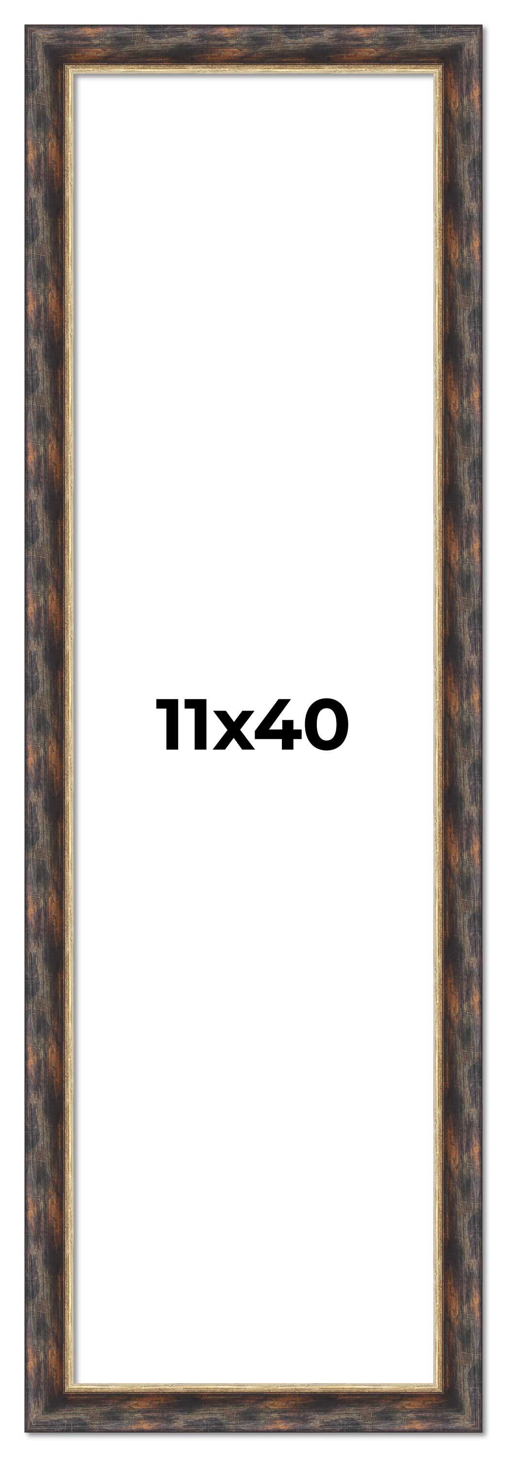11x40 Frame Gold Real Wood Picture Frame Width 1.5 inches | Interior ...