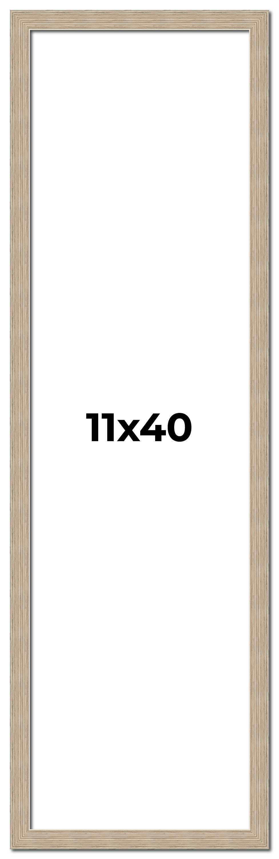 11x40 Frame Grey Solid Wood Picture Frame Width 1 Inches | Interior ...
