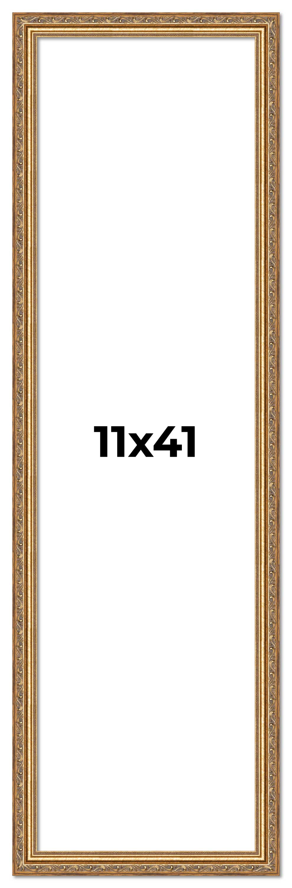11x41 Frame Gold Solid Wood Picture Frame Width 1.25 Inches | Interior ...