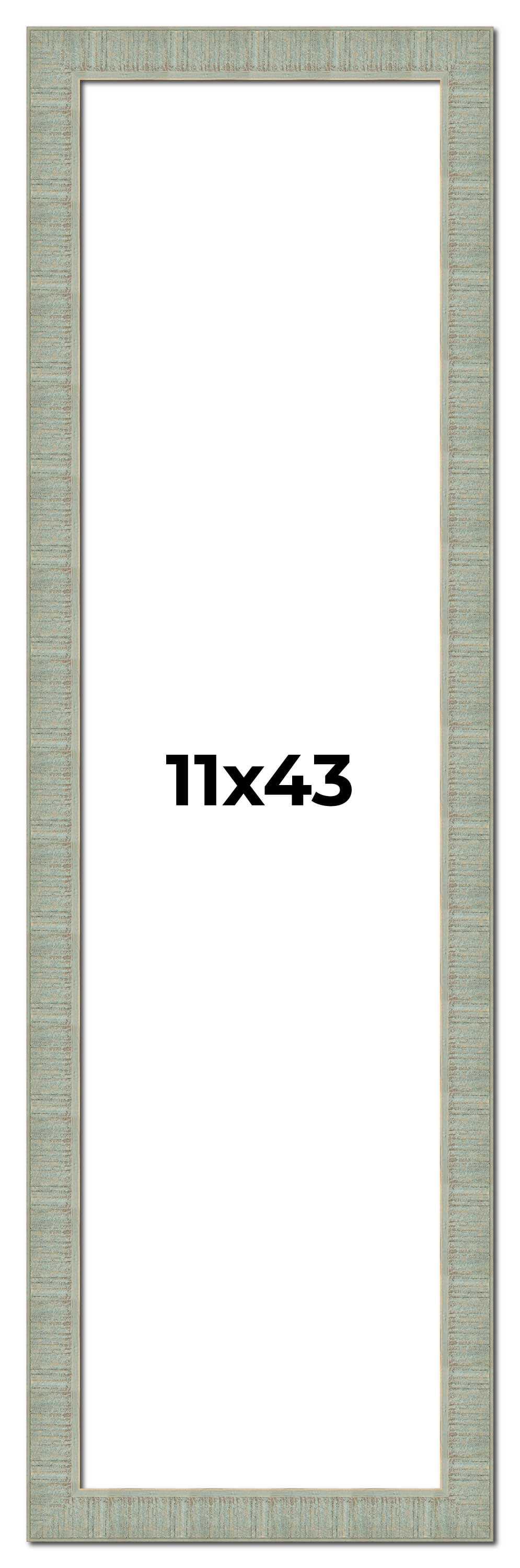 11x43 Frame Green Desert Pear Solid Wood Picture Frame | 1.625 Inch ...