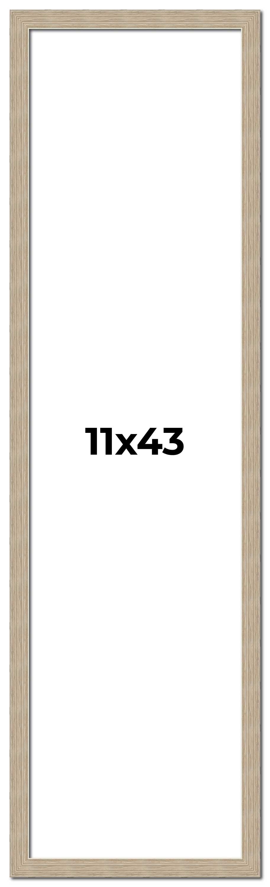 11x43 Frame Grey Solid Wood Picture Frame Width 1 Inches | Interior ...