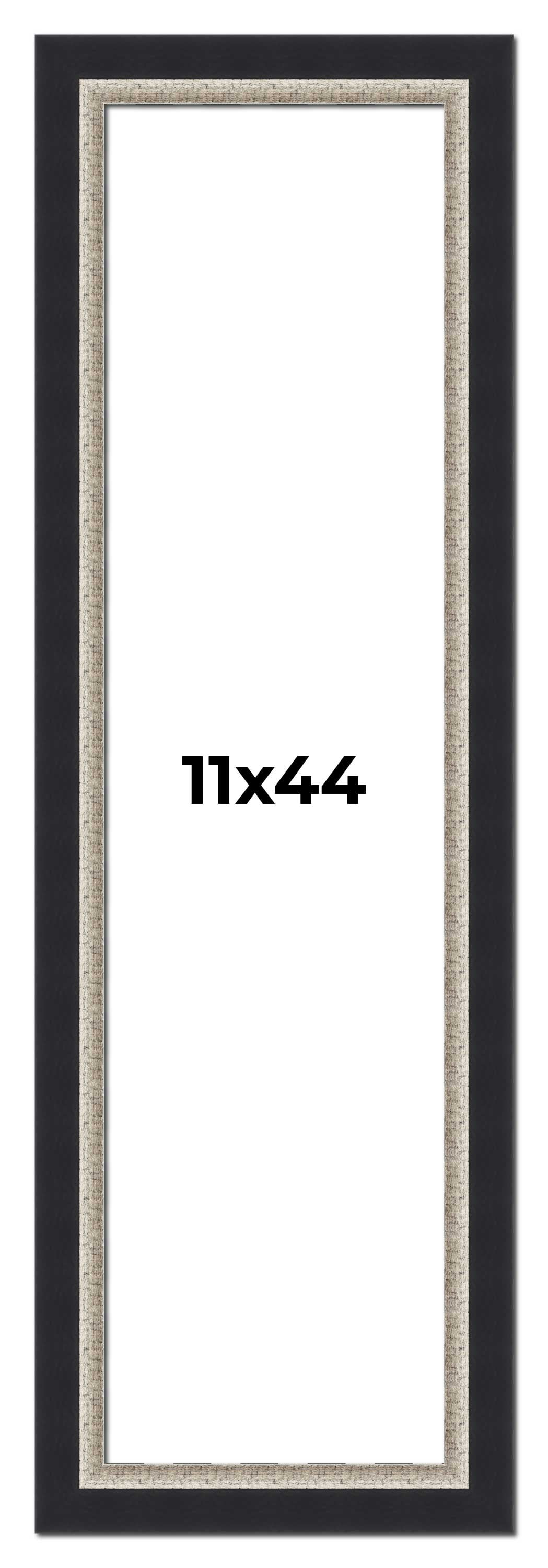 11x44 Frame Black Real Wood Picture Frame Width 2.25 Inches | Interior ...