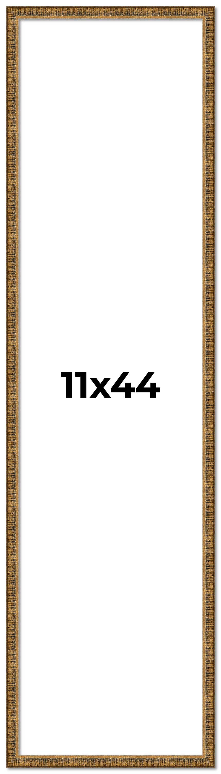 11x44 Frame Gold Solid Wood Picture Frame - Complete Modern Photo Frame ...