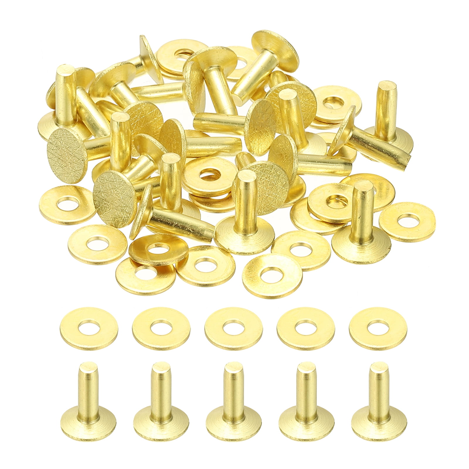 11x4x12mm Studs for Clothing, 24 Sets Spikes for Clothes Studs and ...