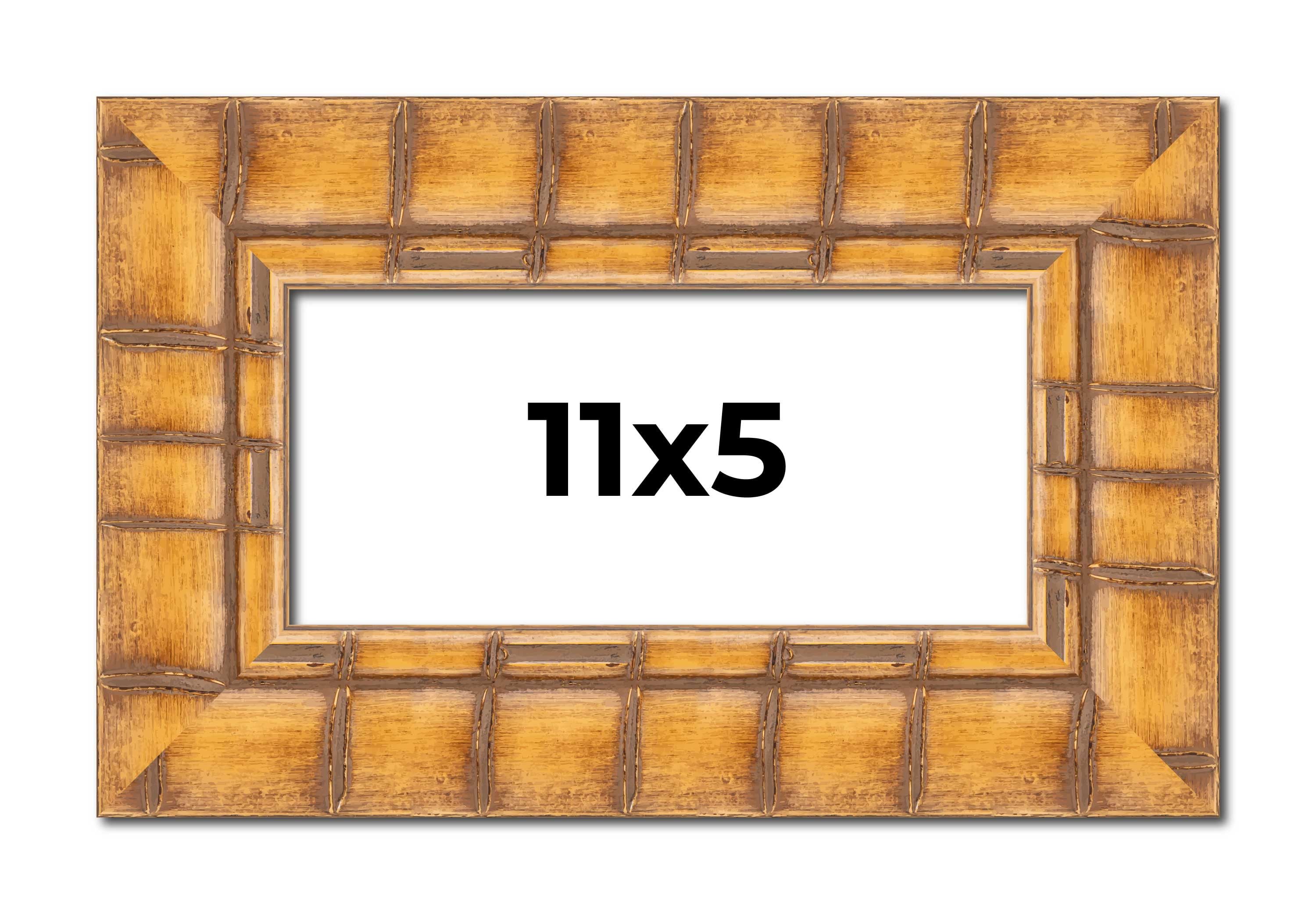 11x5 Frame Beige Real Wood Picture Frame Width 3 inches | Interior ...