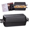 11x5 Inch Cast Iron Bread Loaf Pan With Lid，5.8 Qt Large Loaf Pan For ...