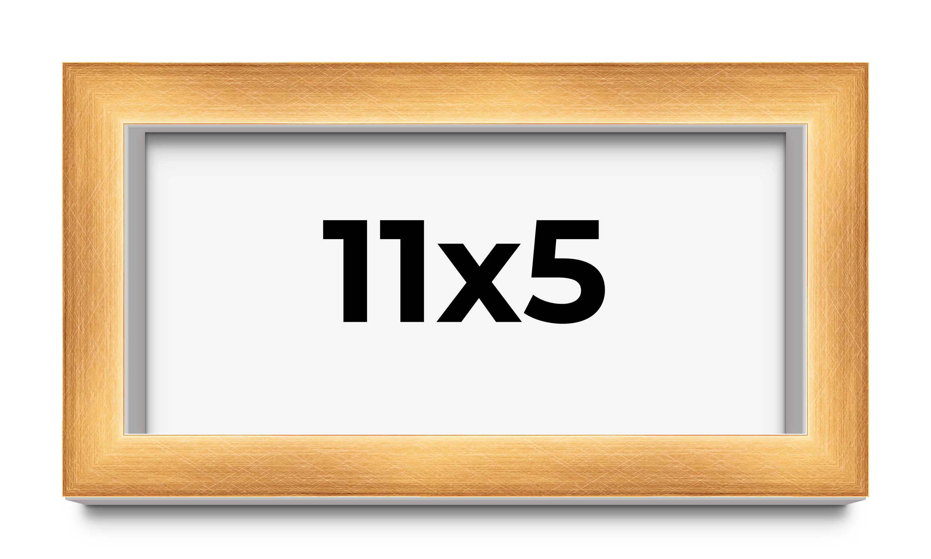 11x5 Shadow Box Bronze Cross-Brushed Display Frame | 1.625 Inches Deep ...