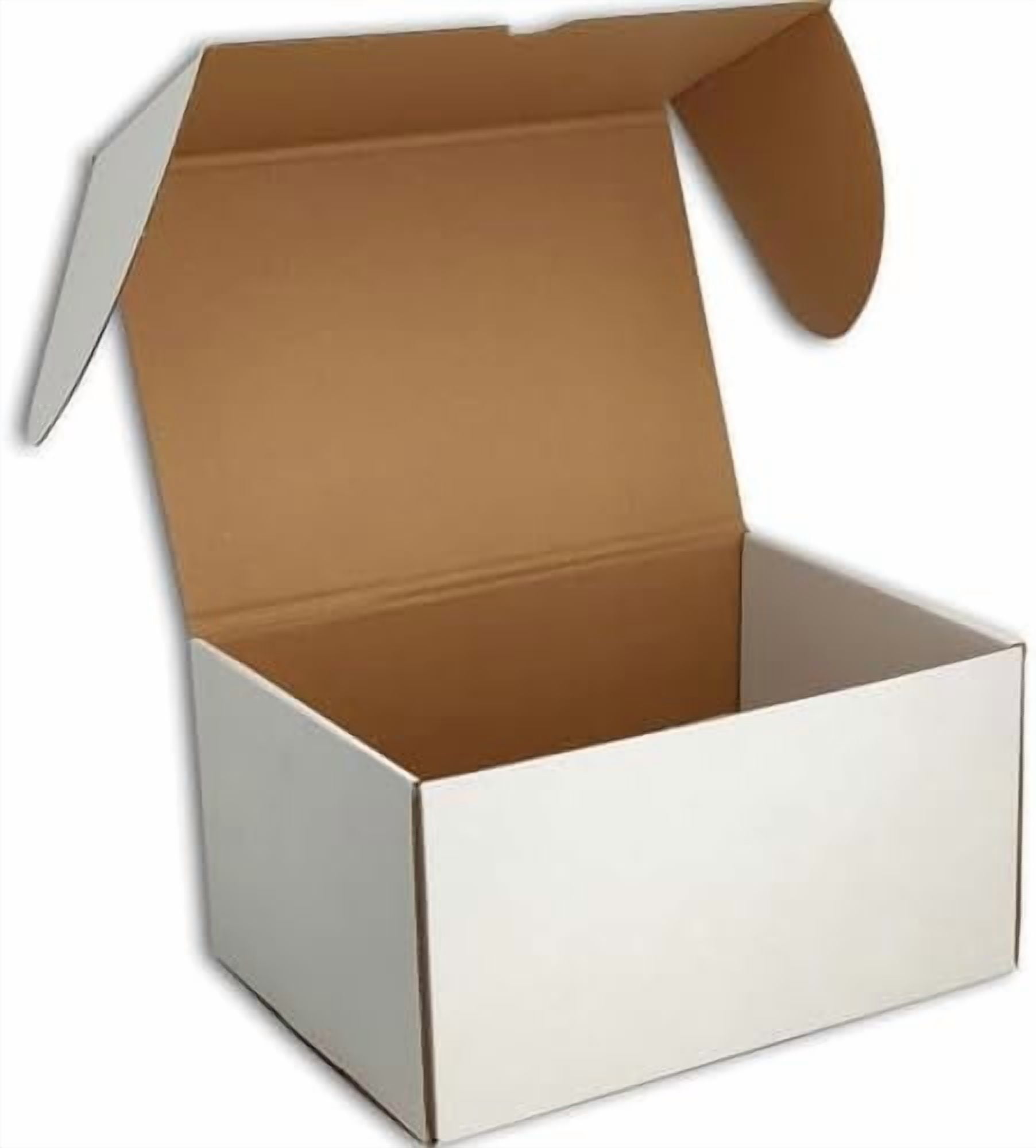 11x6x6 inches Small Shipping Boxes Set of 20 - White Mailer Corrugated ...