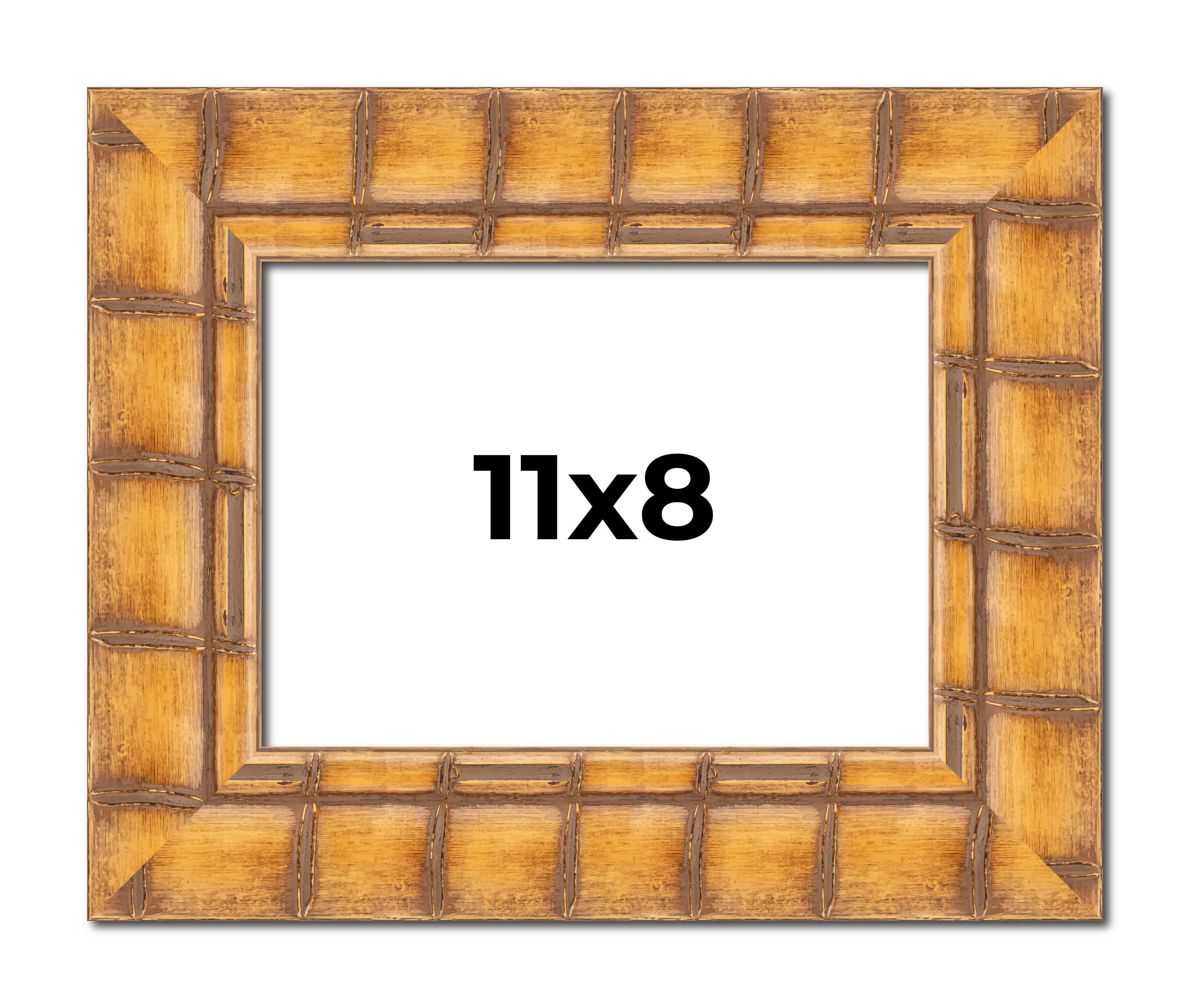 11x8 Frame Beige Real Wood Picture Frame Width 3 inches | Interior ...