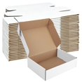 11x8x3 Inch White Corrugated Cardboard Shipping Boxes - Walmart.com