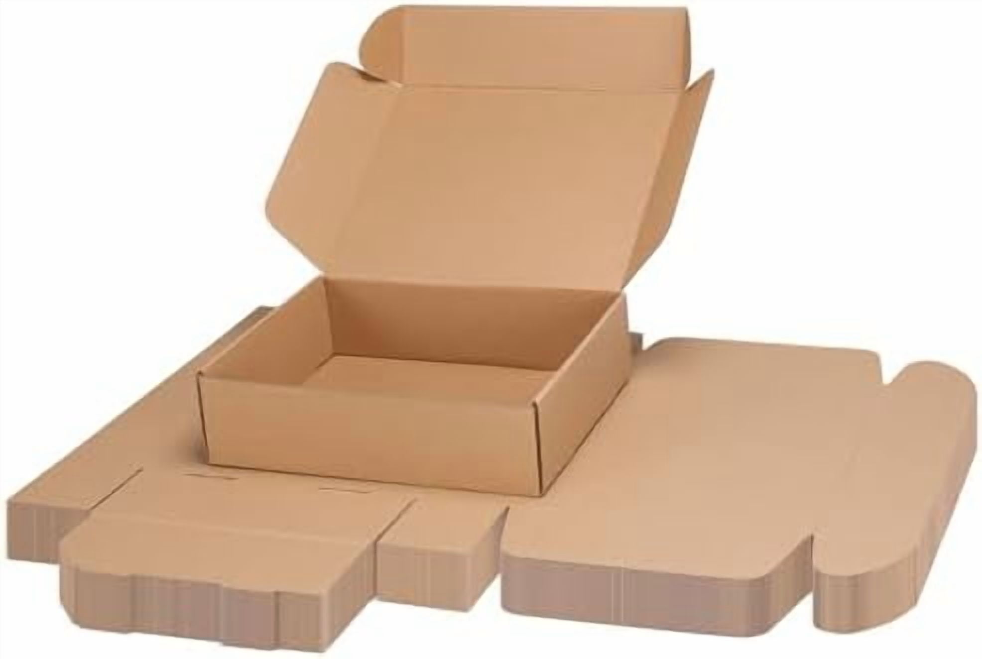 11x9x3 inch Shipping Boxes Bulk 25 Pack Brown, Tab Lock Tuck Top Mailer ...