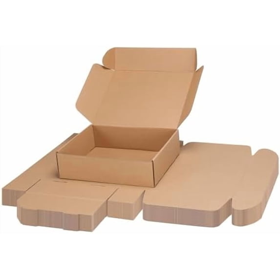 11x9x3 inch Shipping Boxes Bulk 25 Pack Brown, Tab Lock Tuck Top Mailer ...