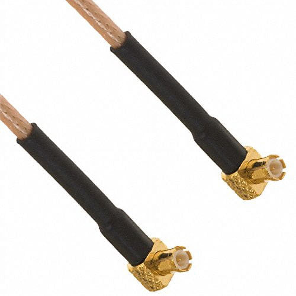 12.0 inch (304.8mm) RG-316 MCX Male Plug, Right Angle to MCX Male Plug ...