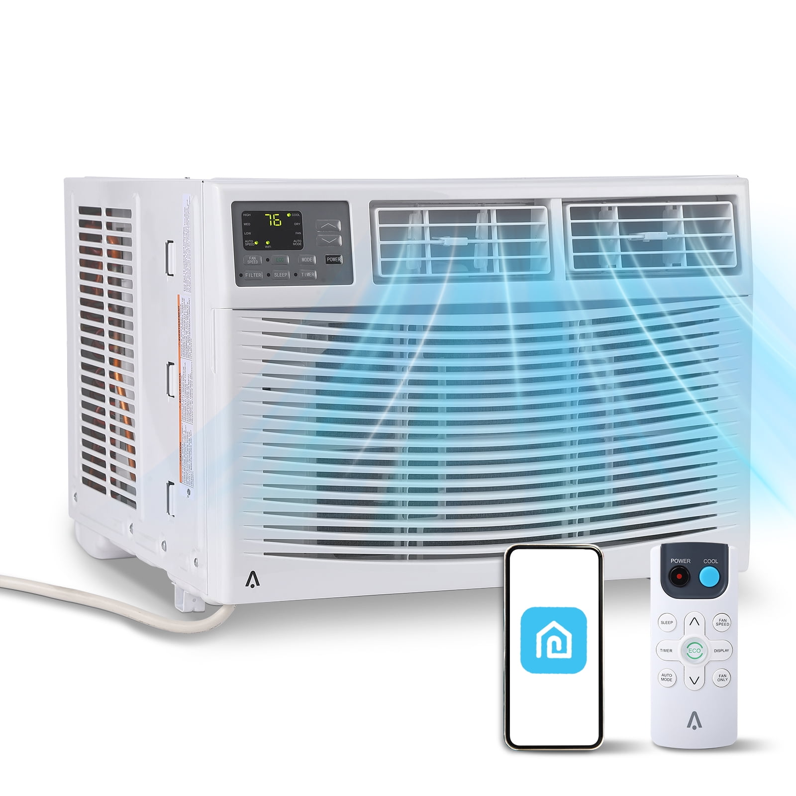 Tropow 12,000 BTU Wi-Fi Window AC for Rooms up to 550 Sq Ft - Walmart.com