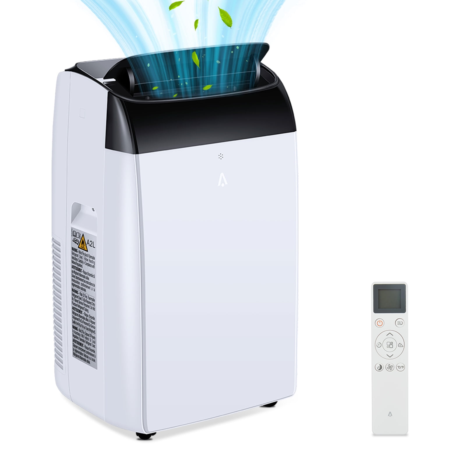 12,000 Btu Small Air Conditioner, Portable Air Conditioners Cooling Up ...