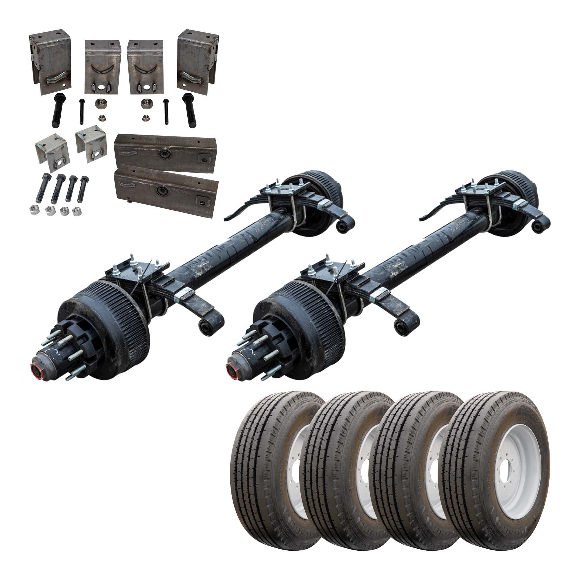 12,000 Lippert Tandem Axle TK Trailer Kit - Sprung - 24K Capacity ...