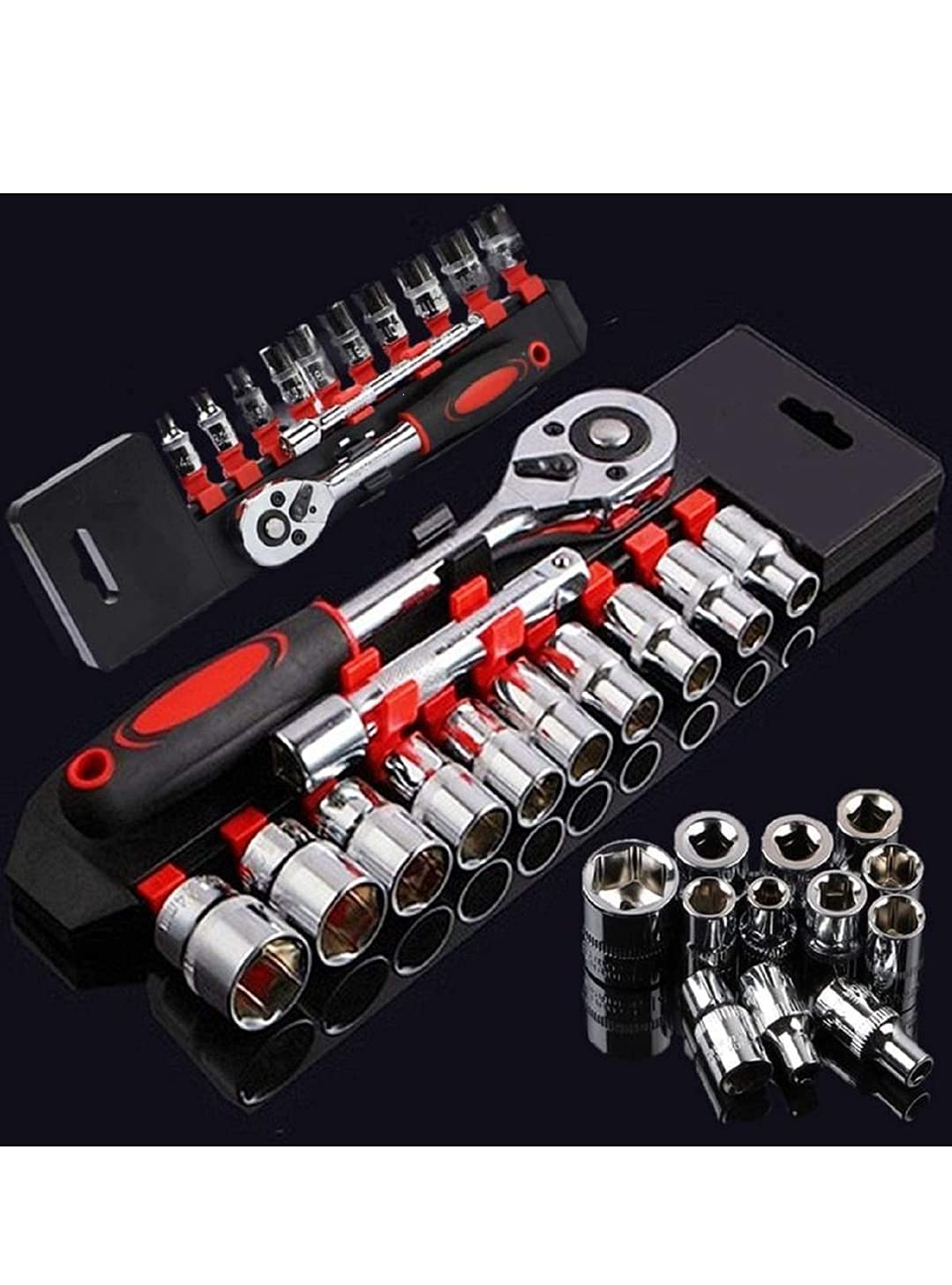 12 In 1 Heavy Duty Socket Set 1-2 Chrome Vanadium Steel | Hex 12pc ...