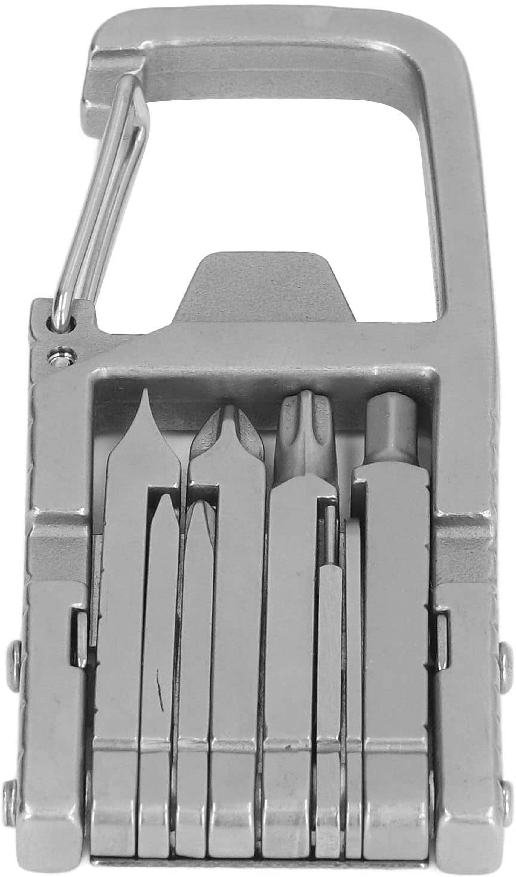 12 in 1 Keychain Multitool Stainless Steel Outdoor Keychain Multi Tool ...