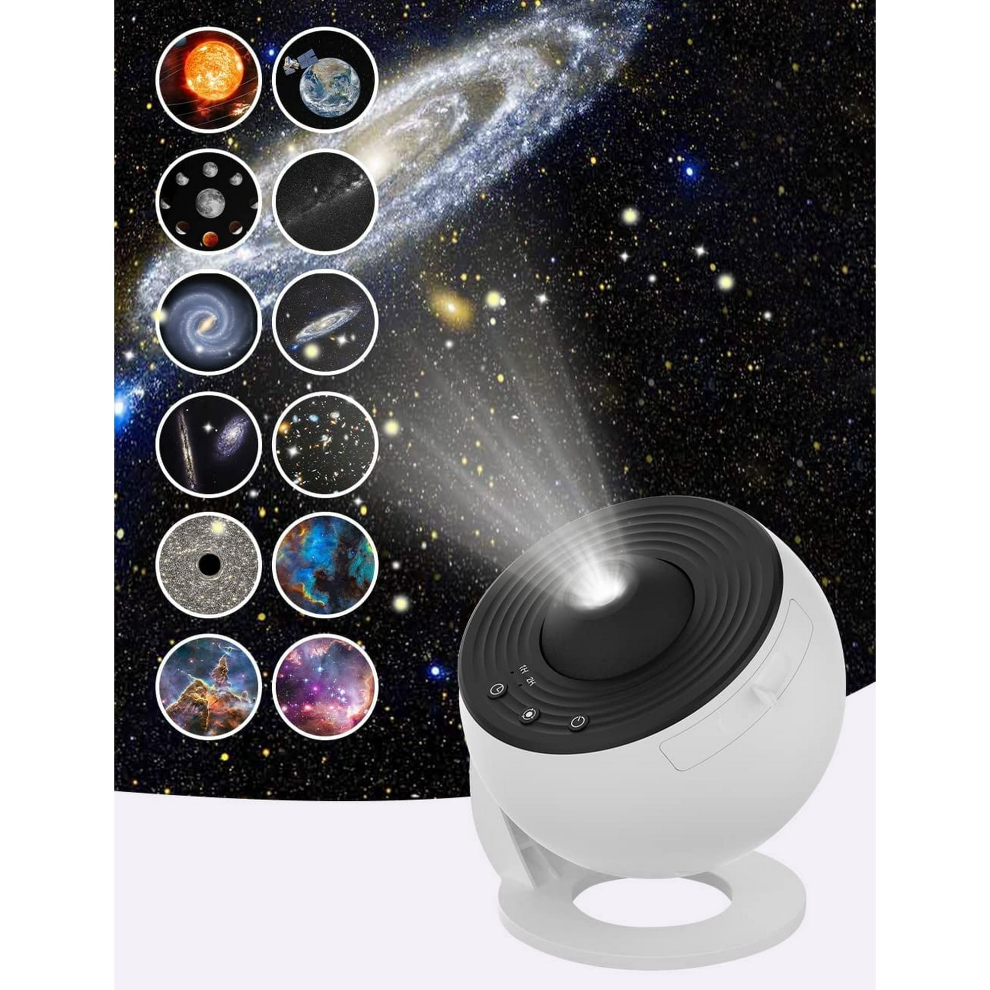12 in 1 Planetarium Galaxy Star Projector for Bedroom Decor, 360 ...