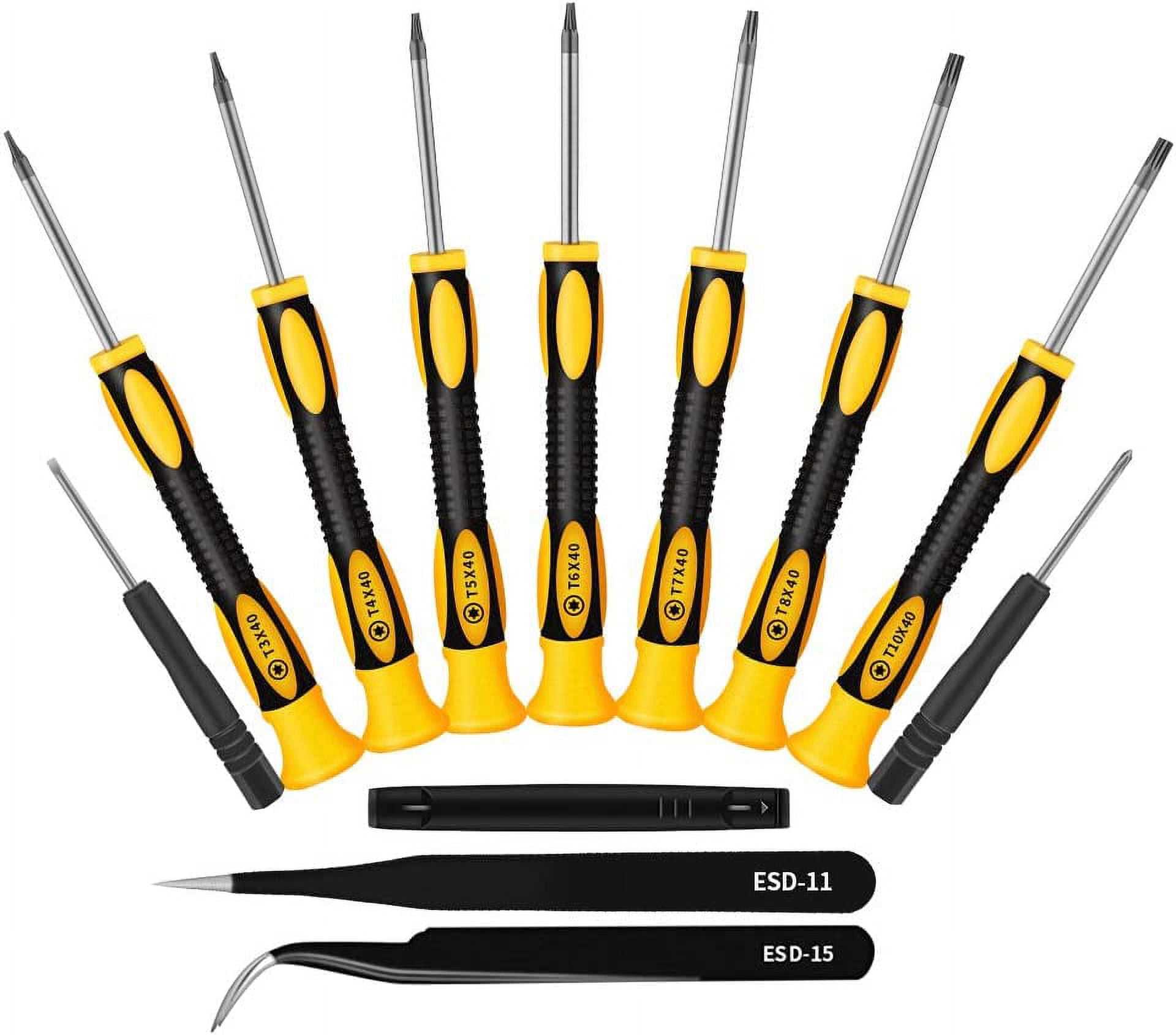 12 In 1 Professional Precision Magnetic Torx/Star/Tx Screwdrivers, T3 ...