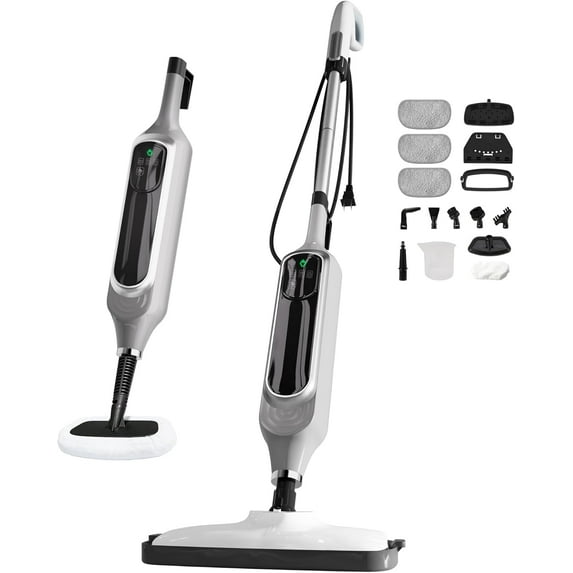 12 in 1 Steam Mop, Detachable Handheld Steam Cleaner for Home, 23FT ...