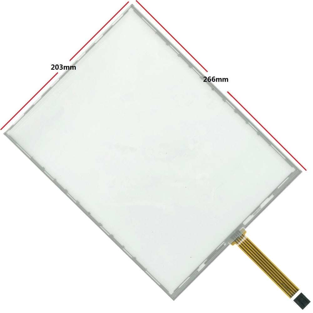 12.1 inch 5-wire industrial resistance touch screen is used for ...