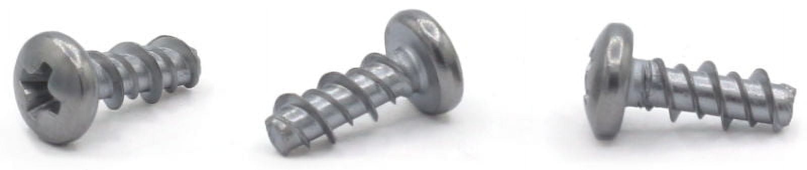 #12 (#10 Head) x 1" High Low Style Thread Forming Screws / Phillips ...