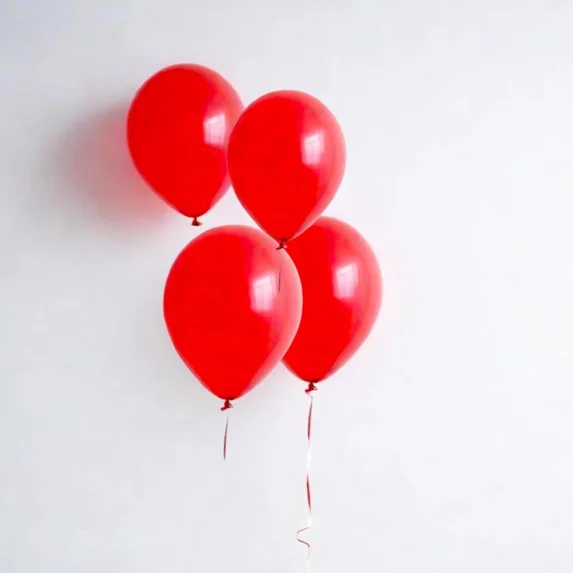 12" 100 Red Latex Balloons Baby Shower Wedding Birthday Party ...
