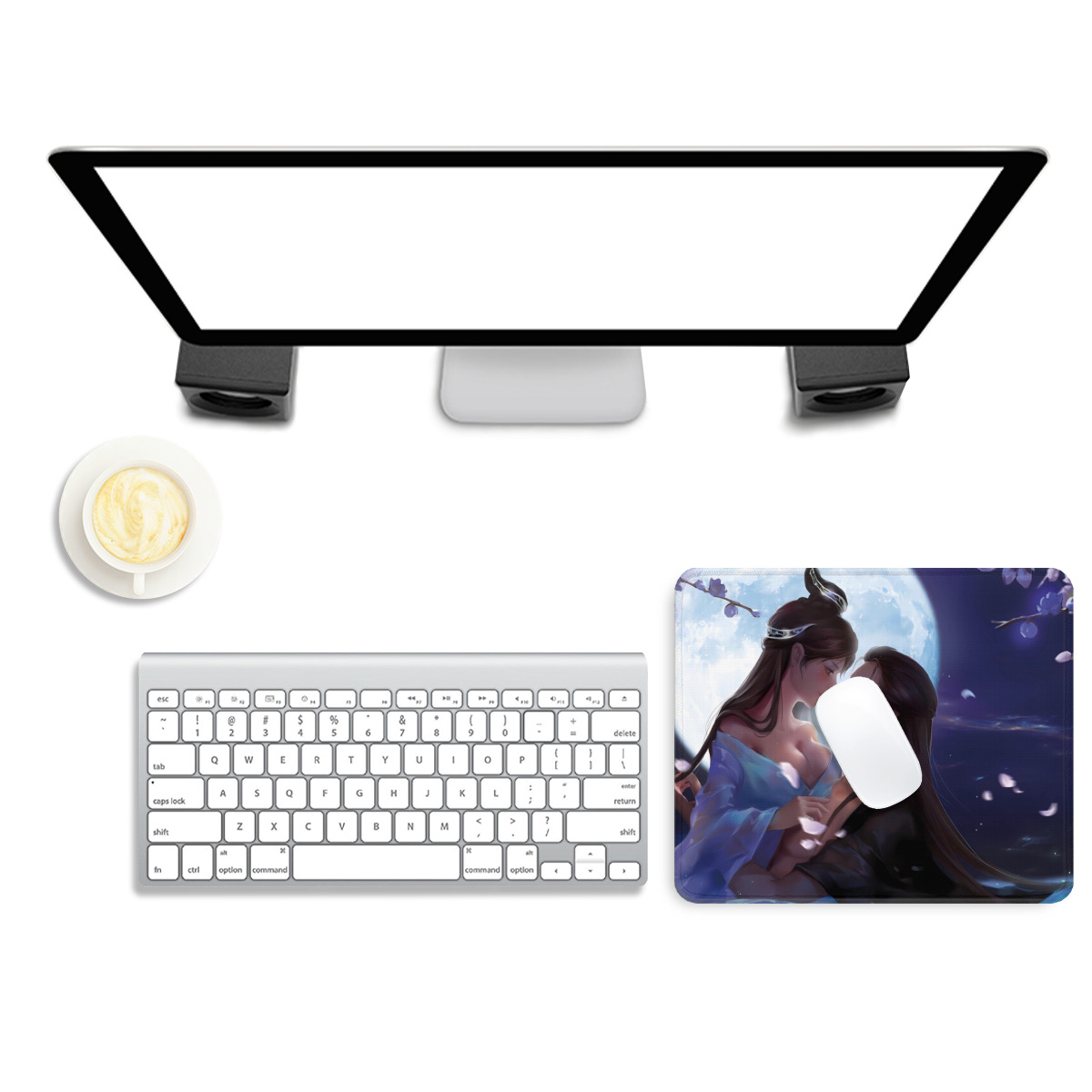 12*10in Genshin Impact Comfortable Mouse Pad Gaming Mouse Mat Cute with ...