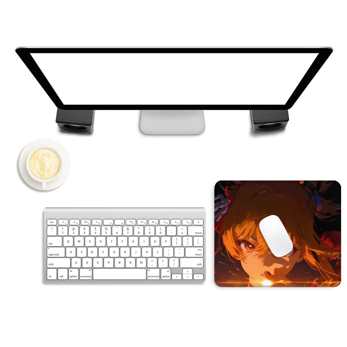 12*10in Genshin Impact Comfortable Mouse Pad Gaming Mouse Mat Cute with ...