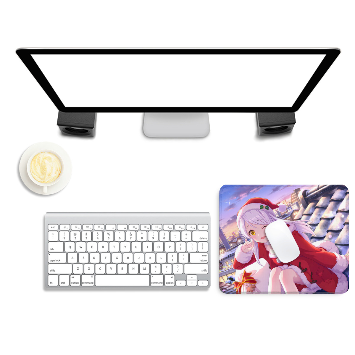 12*10in Genshin Impact Comfortable Mouse Pad Gaming Mouse Mat Cute with ...