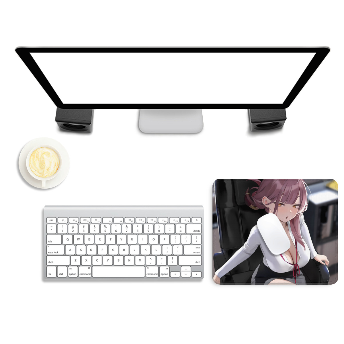 12*10in Genshin Impact Comfortable Mouse Pad Gaming Mouse Mat Cute with ...