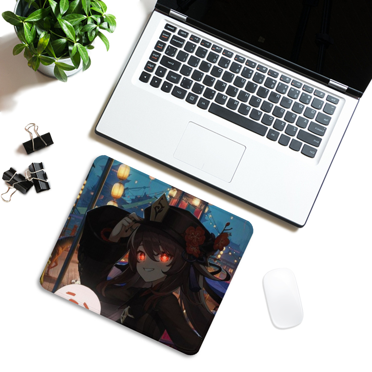 12*10in Genshin Impact Comfortable Mouse Pad Gaming Mouse Mat Cute with ...