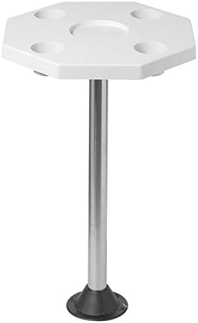 12-1108C Removable Octagonal Marine/RV Table , White - Walmart.com