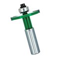 12/12.7Mm Shank T Type Slotting Cutter Bit with Bearing Three Tooth ...