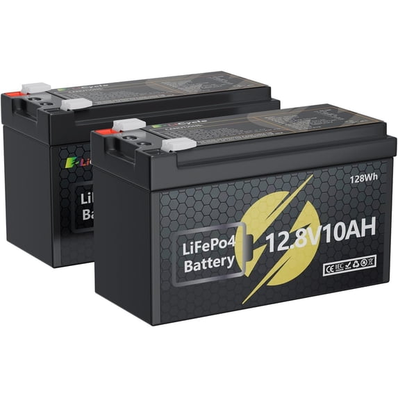 12/12.8V 10Ah LiFPO4 Lithium Battry 4000+ Dp Cycls Rchargabl Battry for ...