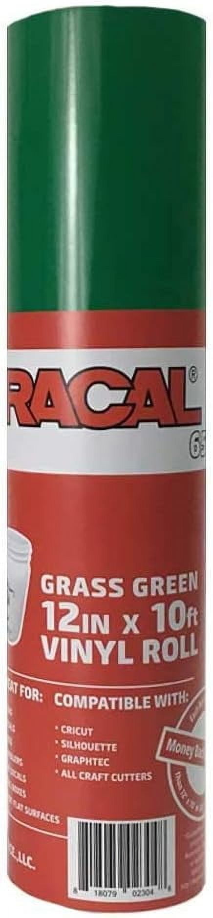 12.125 x 10ft Roll of Oracal 651 Grass Green Craft Vinyl - On a 2.5 ...