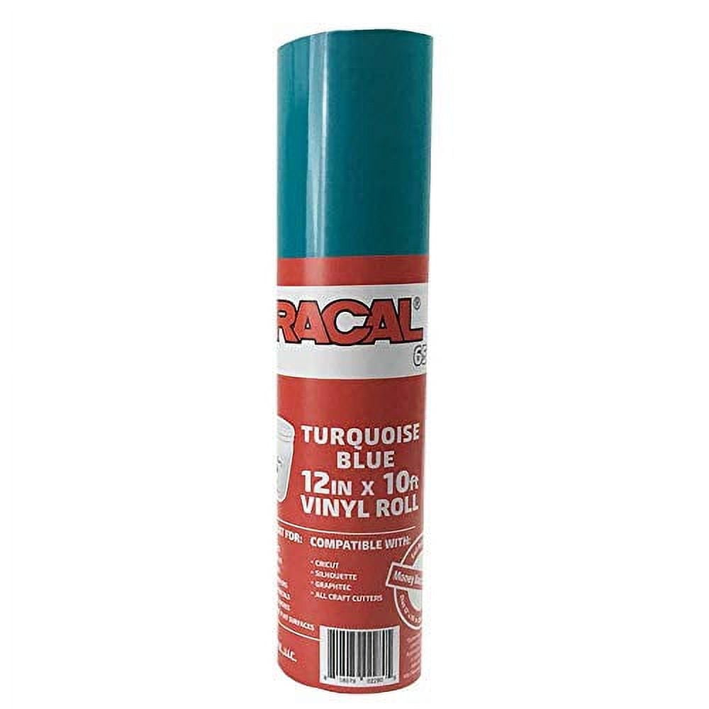 12.125 x 10ft Roll of Oracal 651 Turquoise Craft Vinyl - On a 2.5 Core ...