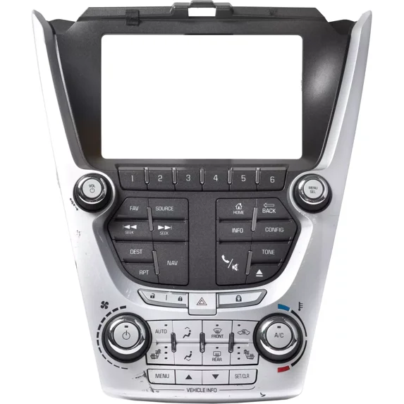 12 13 14 15 Chevy Equinox Radio Navigation Bezel Climate Control Face ...