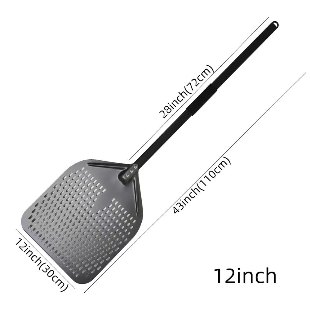 12 13 14 16 Inch Big Pizza Perforated Shovel Paddle Short Handle Oven ...