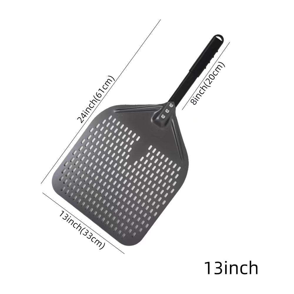 12 13 14 16 Inch Big Pizza Perforated Shovel Paddle Short Handle Oven ...