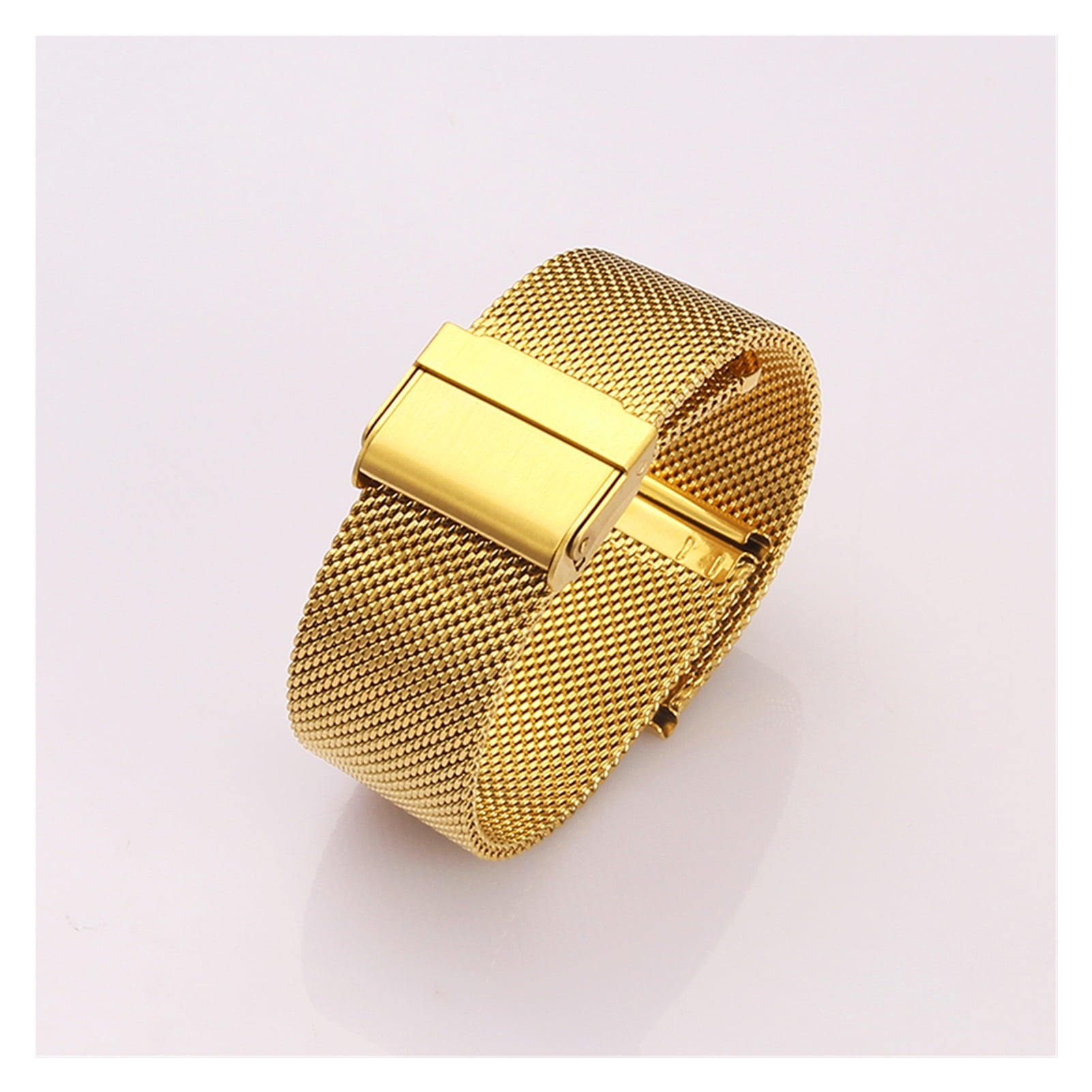 12/14/16/18/20/22mm Watch Strap Metal Mesh Stainless Steel Wristwatch ...