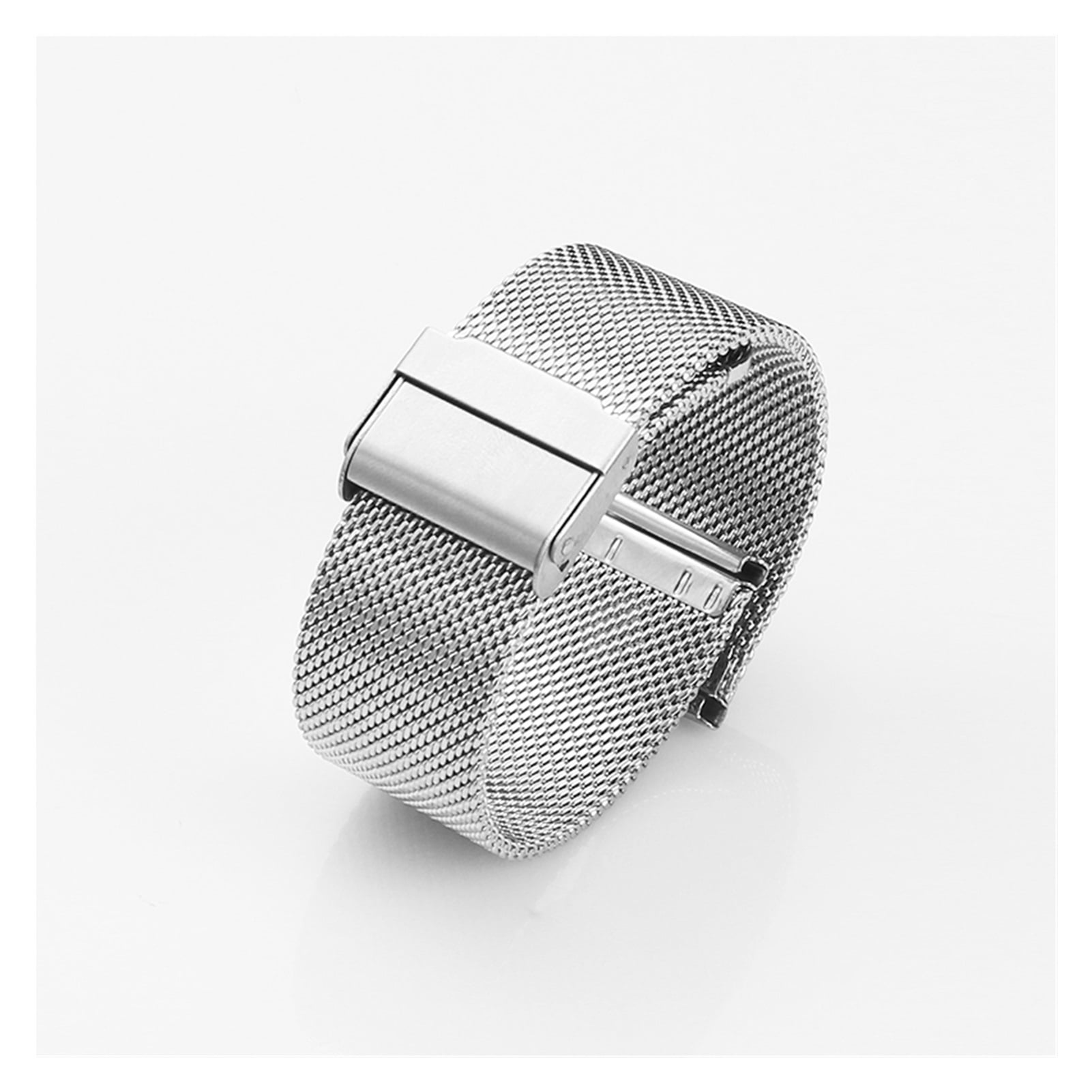 12/14/16/18/20/22mm Watch Strap Metal Mesh Stainless Steel Wristwatch ...
