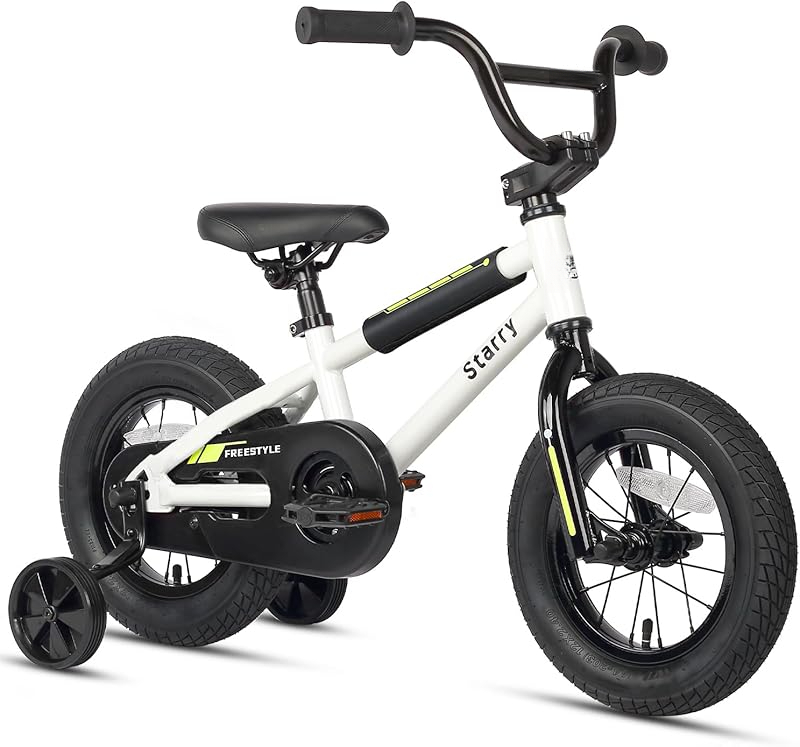 12 14 16 18 Inch Kids Bike BMX Style Bicycle with Training Wheels ...